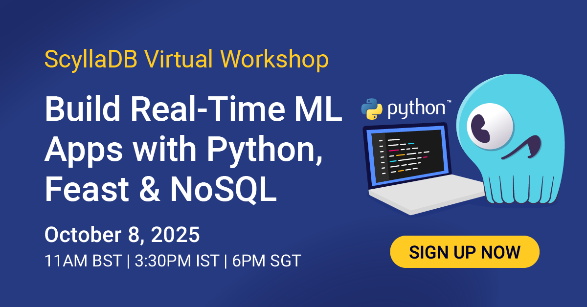 Build Real-Time ML Apps with Python, Feast & NoSQL