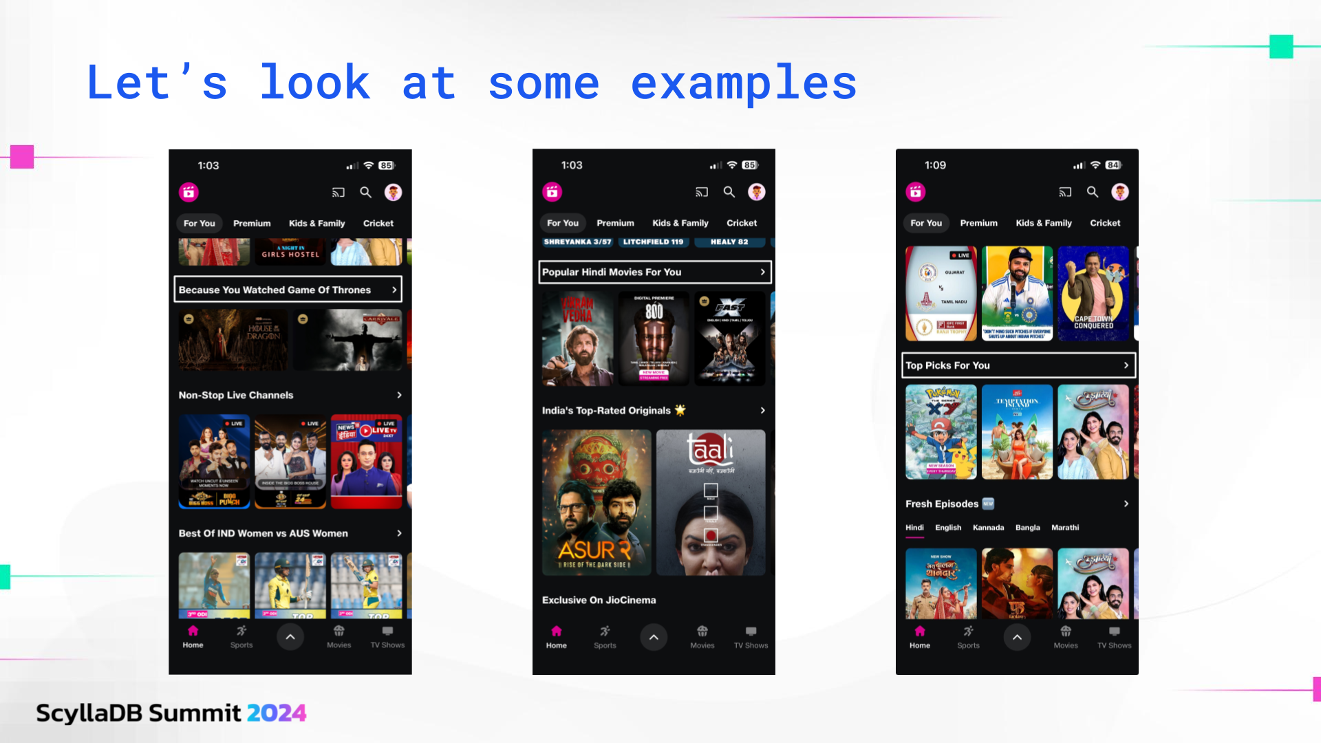 How JioCinema Uses ScyllaDB Bloom Filters for Personalization - ScyllaDB
