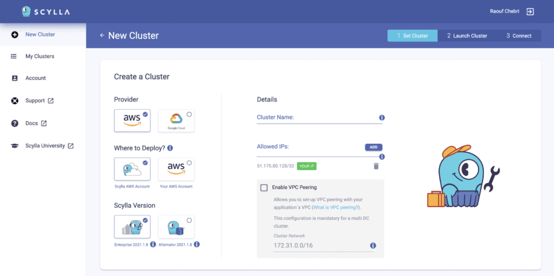 Getting Started with ScyllaDB Cloud Using Node.js Part 1 - ScyllaDB