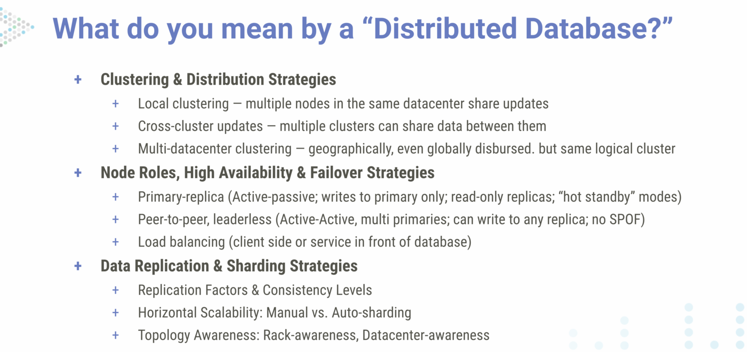 What Do You Mean by a “Distributed Database?” - ScyllaDB