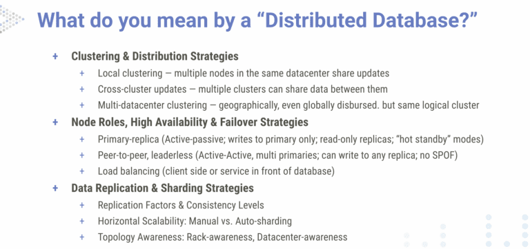 What Do You Mean by a “Distributed Database?” - ScyllaDB